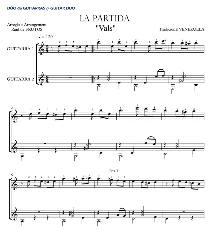 La Partida "Vals" (Venezuela) DUO - Guitarraul