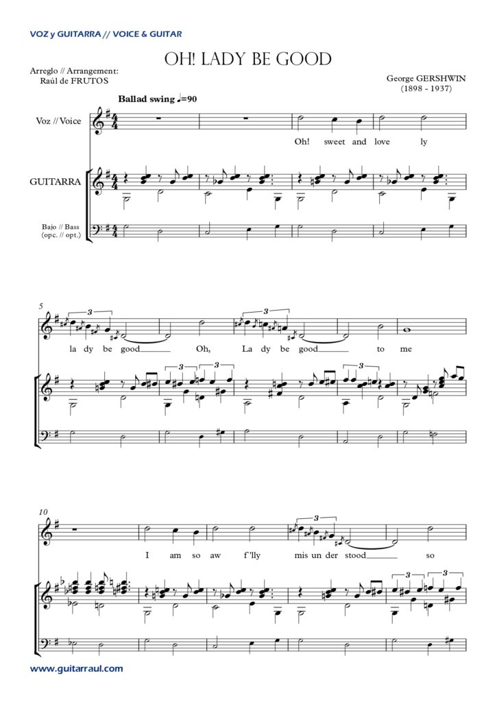 Oh! Lady be good (Voz y guitarra) - Guitarraul